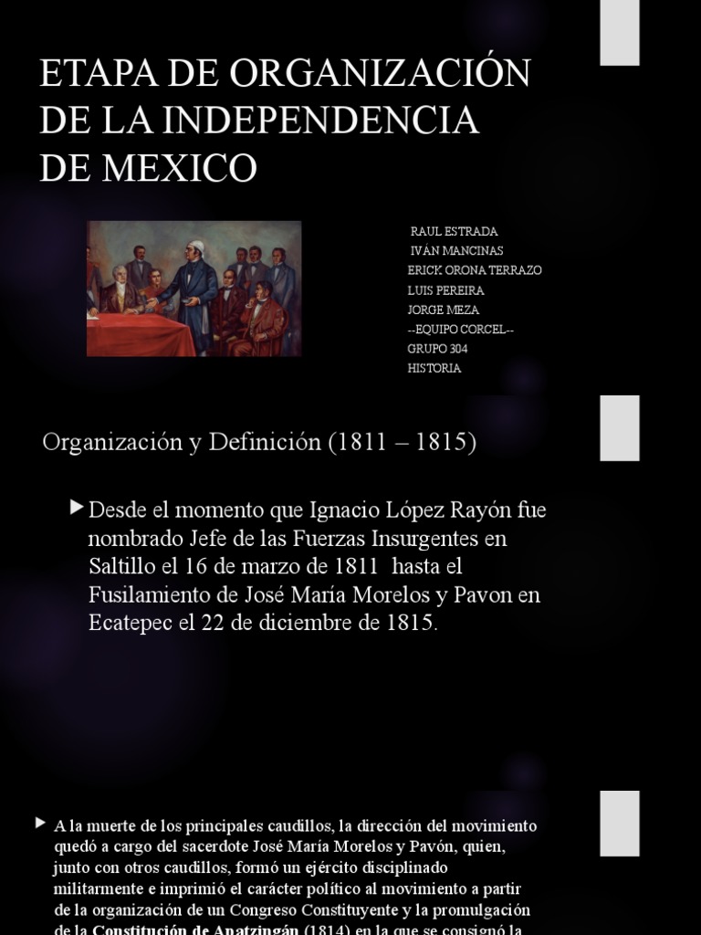 Etapa de Organización de La Independencia de Mexico | Descargar gratis ...