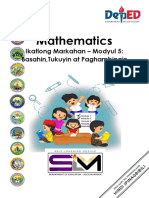 2nd Quarter Math 2 Exam TOS | PDF | Subtraction | Mathematics