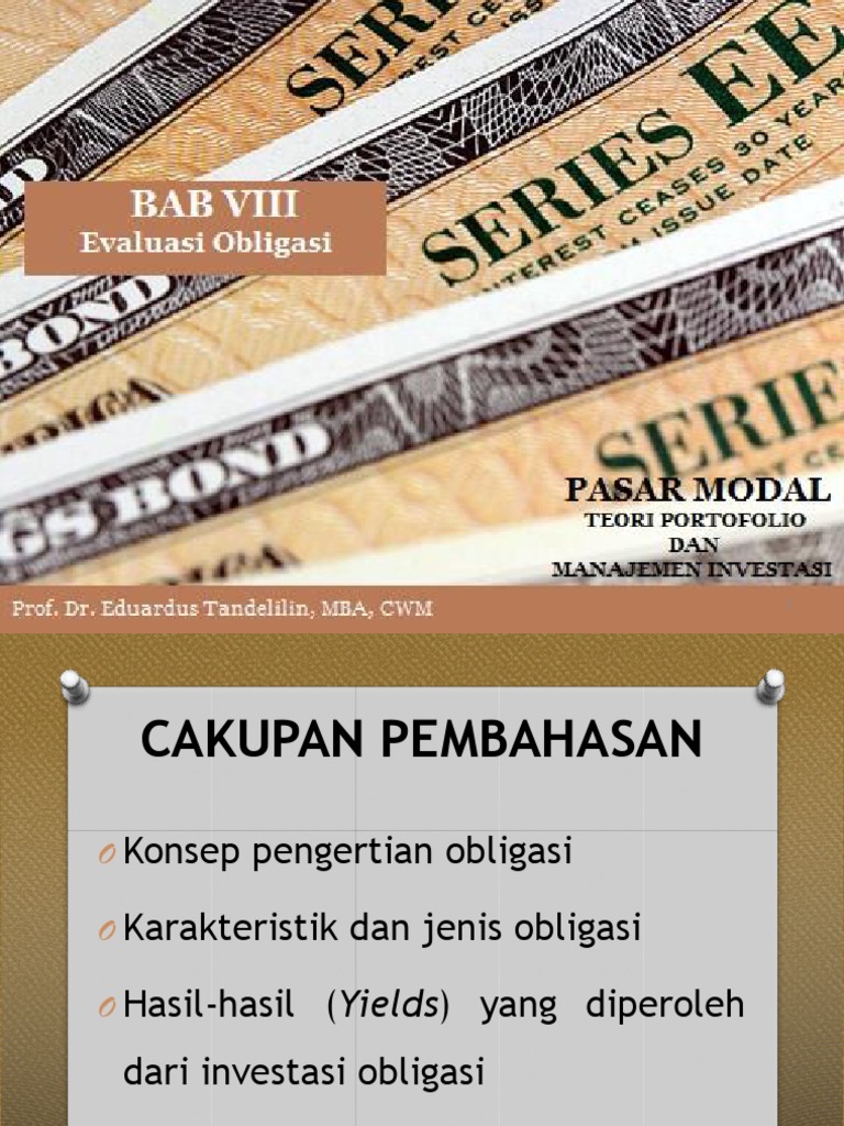 Bab 08-Evaluasi Obligasi | PDF