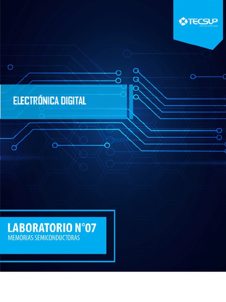 LAB07 - Memorias Semiconductoras | PDF