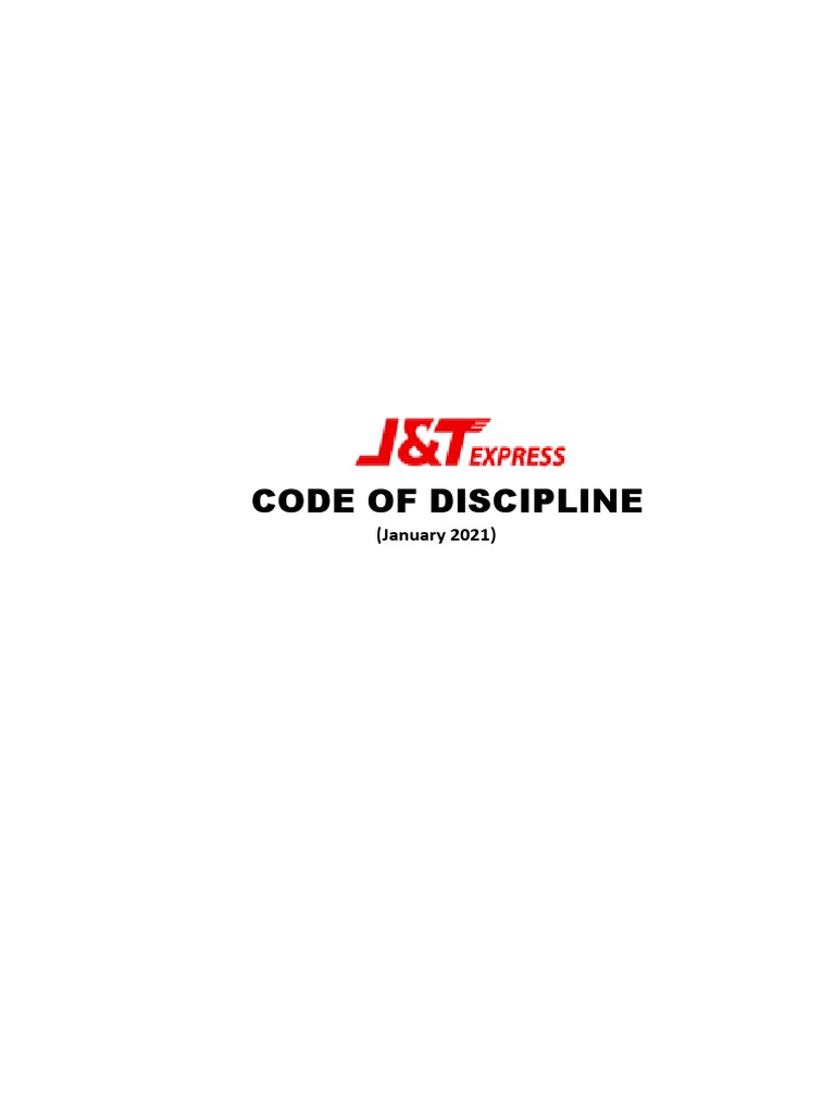 J&T Code of Discipline Rev.012021.1 | PDF