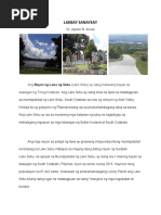 Lakbay Sanaysay Example | PDF