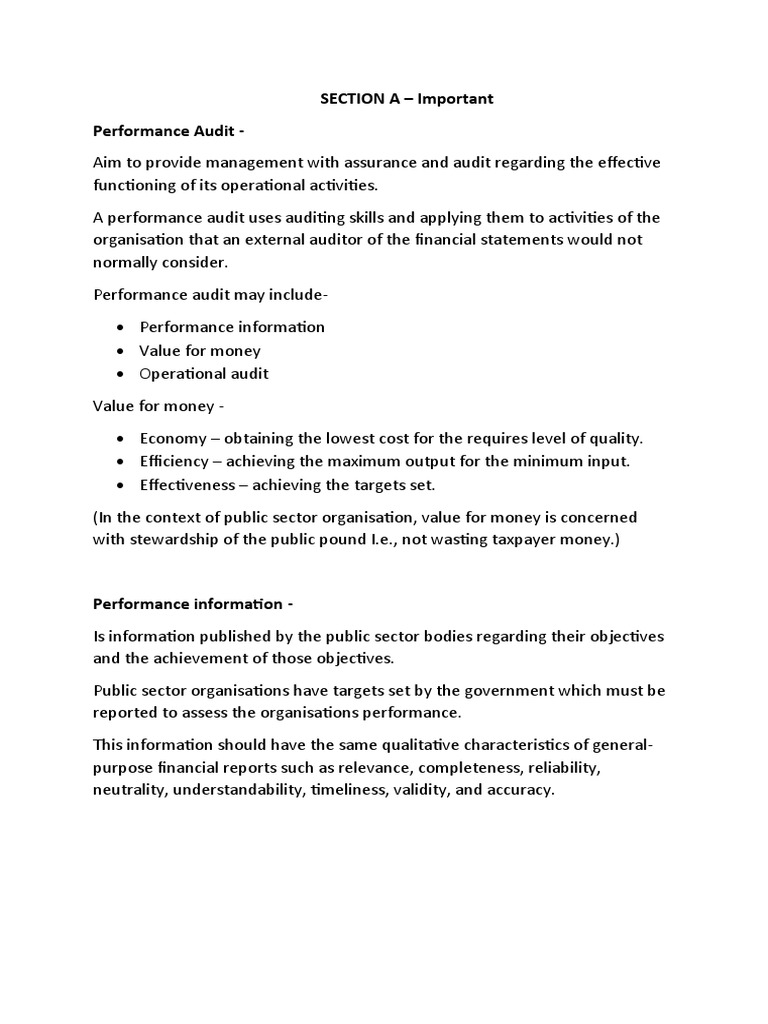 AAA - Notes | PDF | Financial Audit | Audit