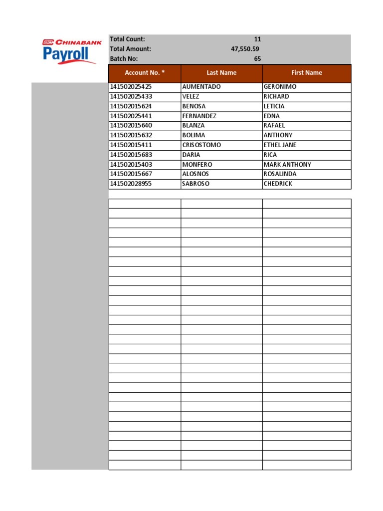 BOB - Payroll - Converter - v1.55 - Text With Hash | PDF