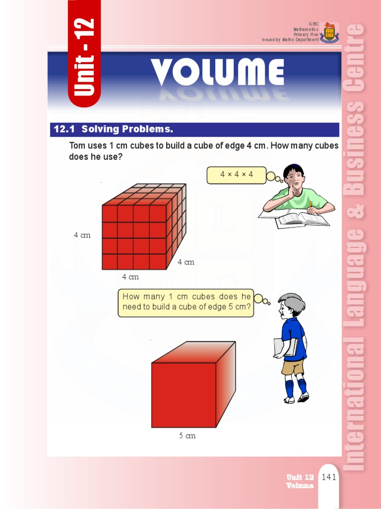 P5 Maths CB Unit | PDF | Volume | Physical Quantities