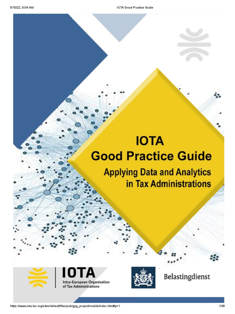 IOTA Good Practice Guide Data Analytics | PDF | Data Analysis ...