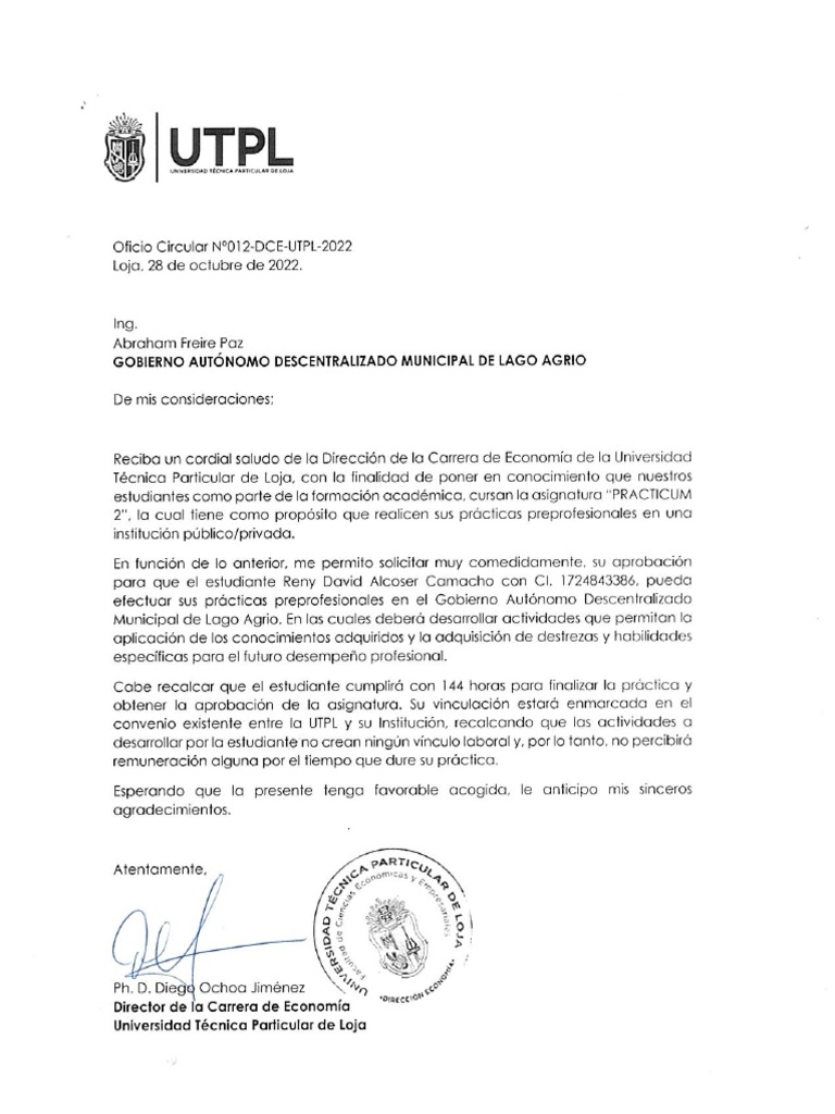 Reny Alcoser Camacho | PDF