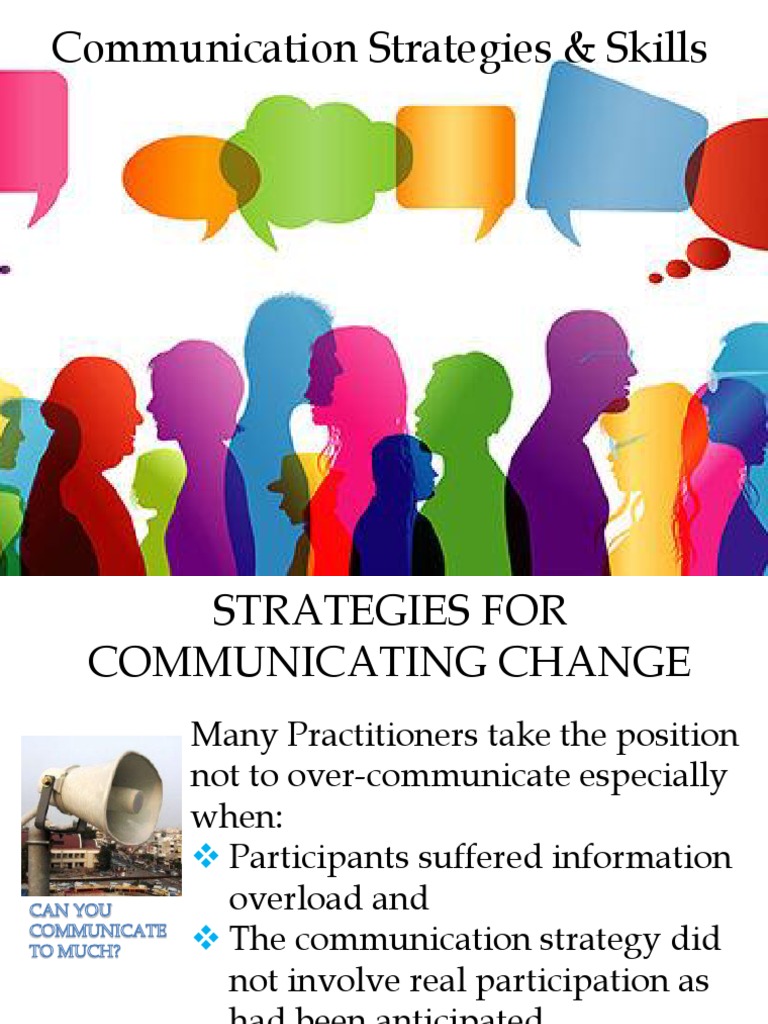 Communication Strategies & Skills | PDF | Communication | Information