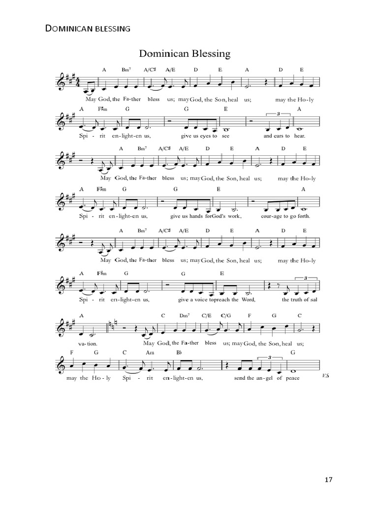Dominican Blessing | PDF