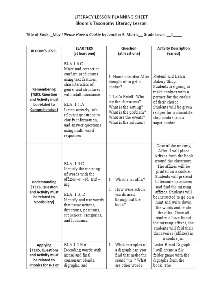 Lesson Plan | PDF | Word | Fluency