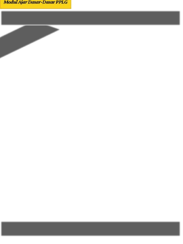 Dasar-Dasar PPLG (Modul 2) | PDF