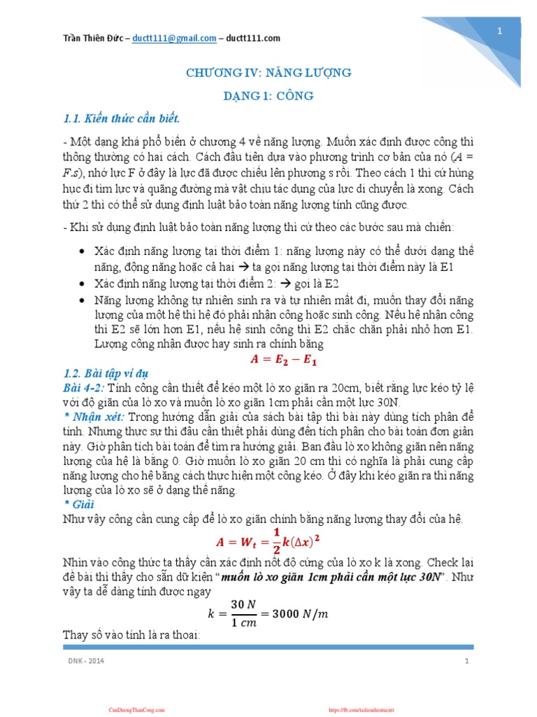 Vat Ly Dai Cuong 1 Chuong 4 (Cuuduongthancong - Com) | PDF