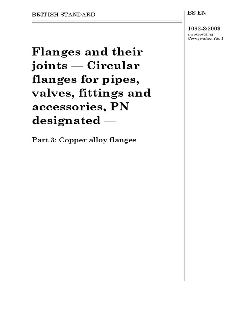 Bsen 1092 3 | PDF