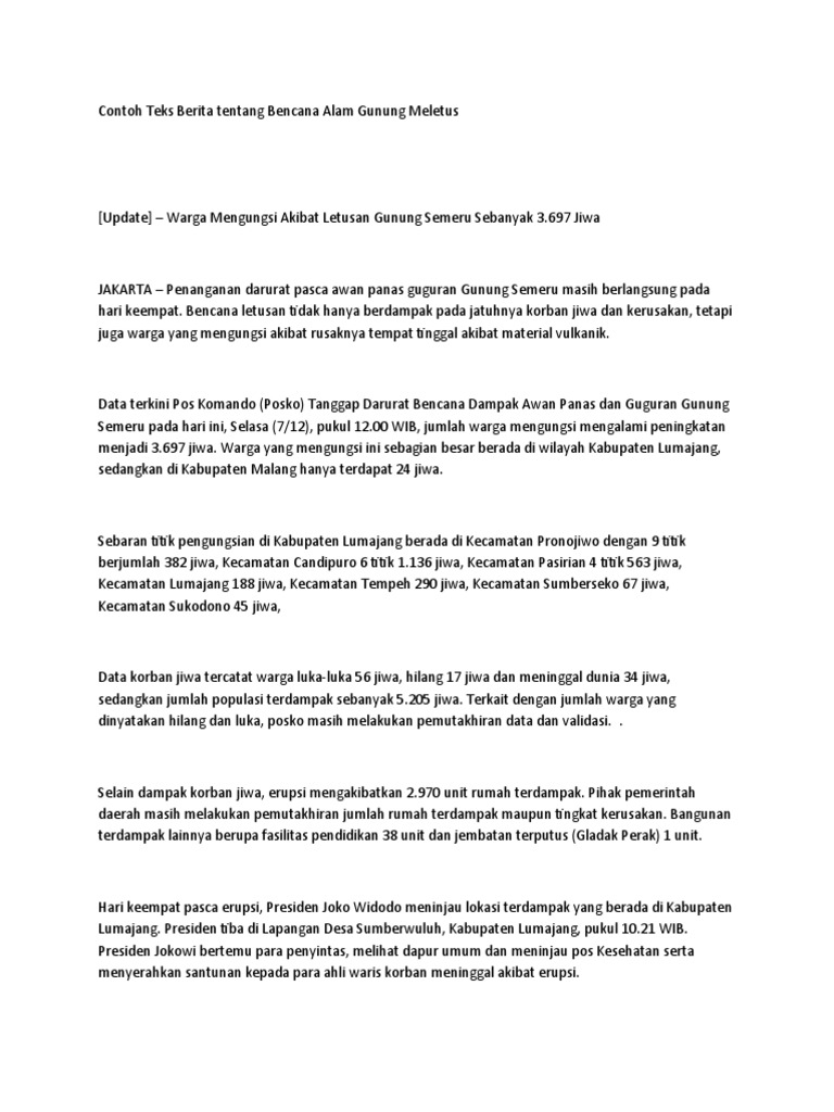 Contoh Teks Berita | PDF