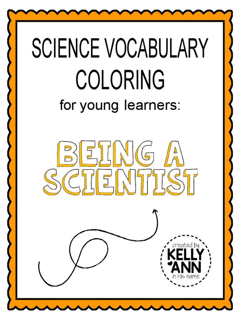 Science Vocabulary Coloring: For Young Learners | PDF