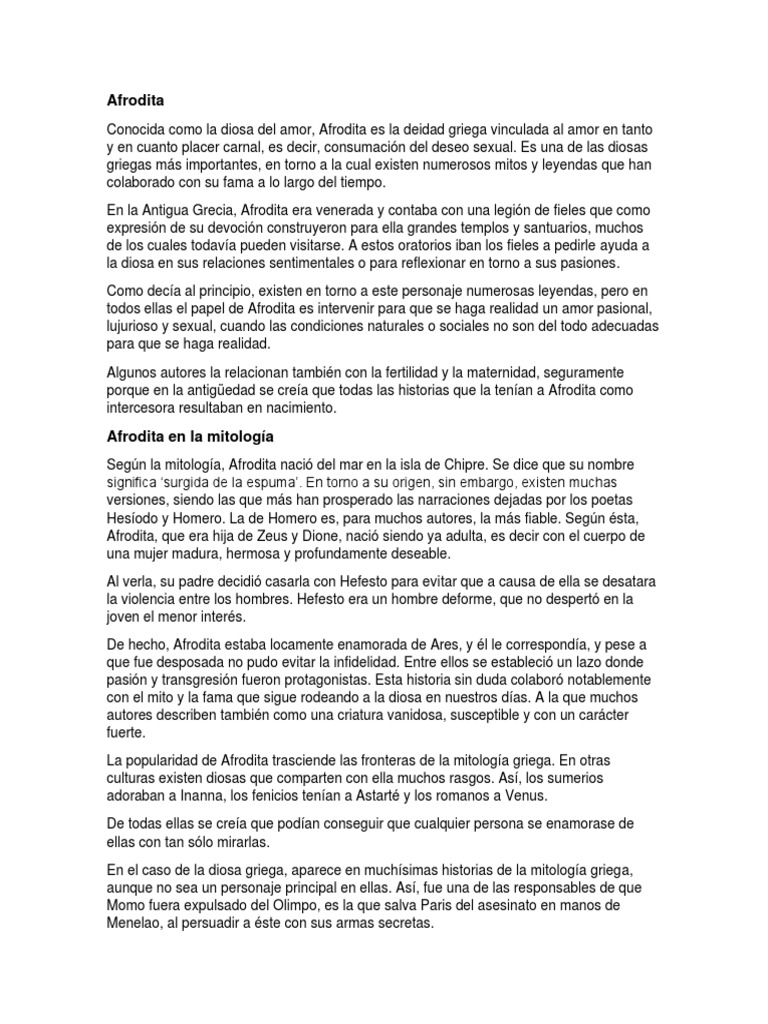 Afrodita | PDF