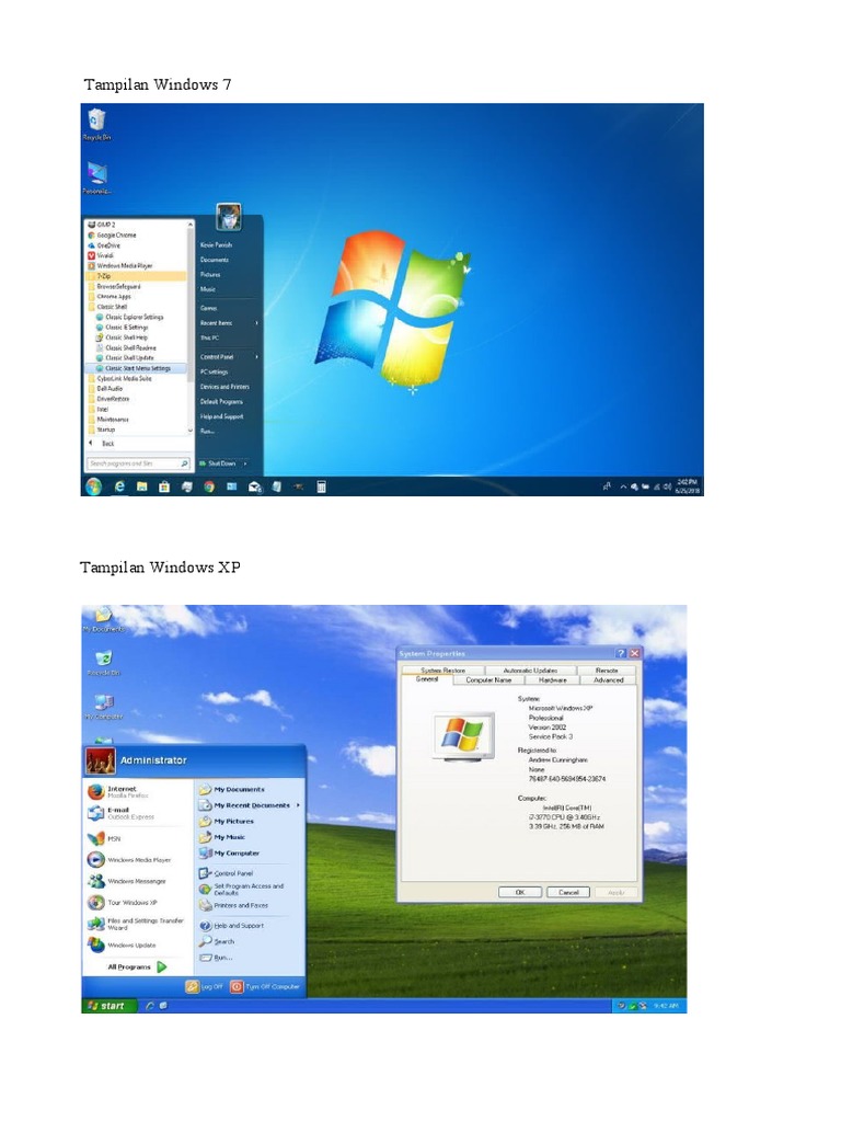 Tampilan dan Fitur Windows 7 | PDF | Karier & Perkembangan