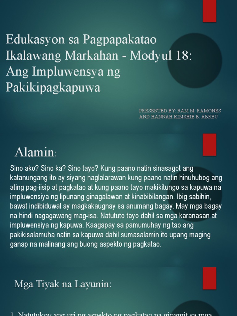 Esp PPT Module 18 | PDF