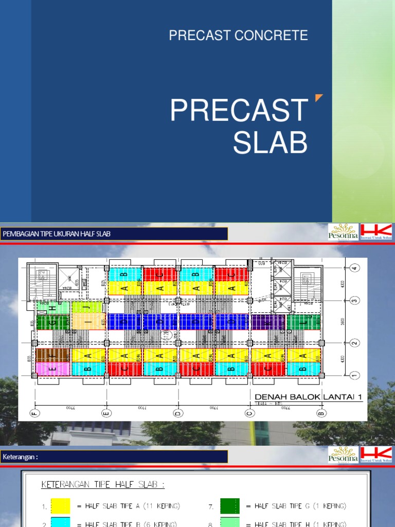 Precast Concrete Half Slab Guide | PDF | Precast Concrete | Building ...
