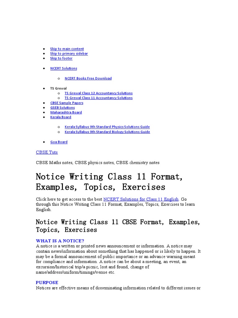 Notices | PDF