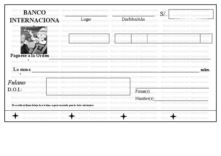 Cheque Viajero | PDF | Finanzas y dinero