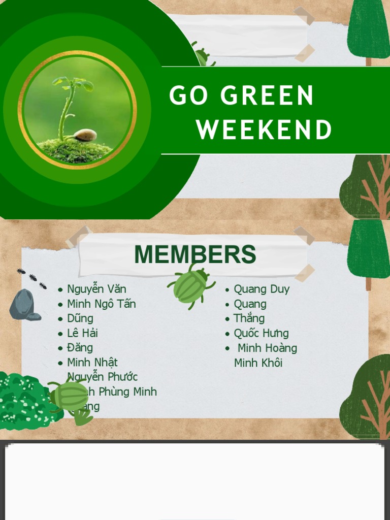 Go Green Weekend Activities Overview | PDF | Science & Mathematics ...