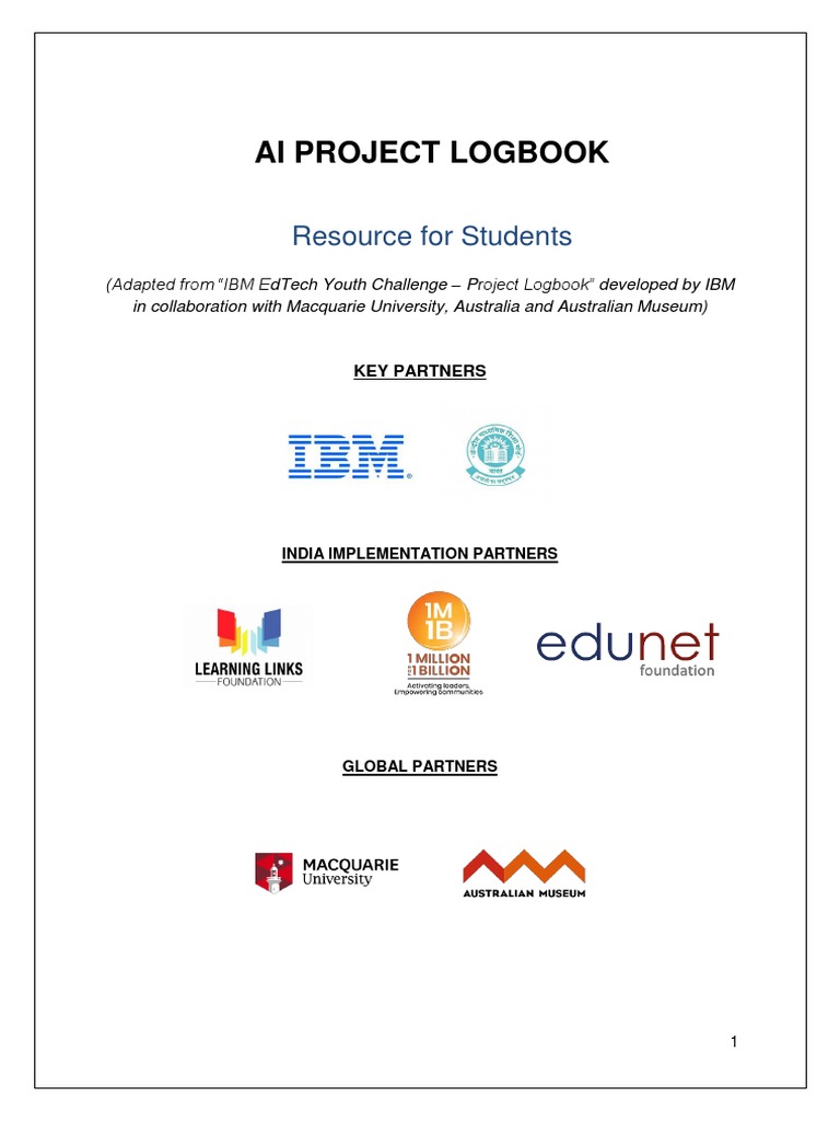 Project Logbook | PDF | Prototype | Artificial Intelligence