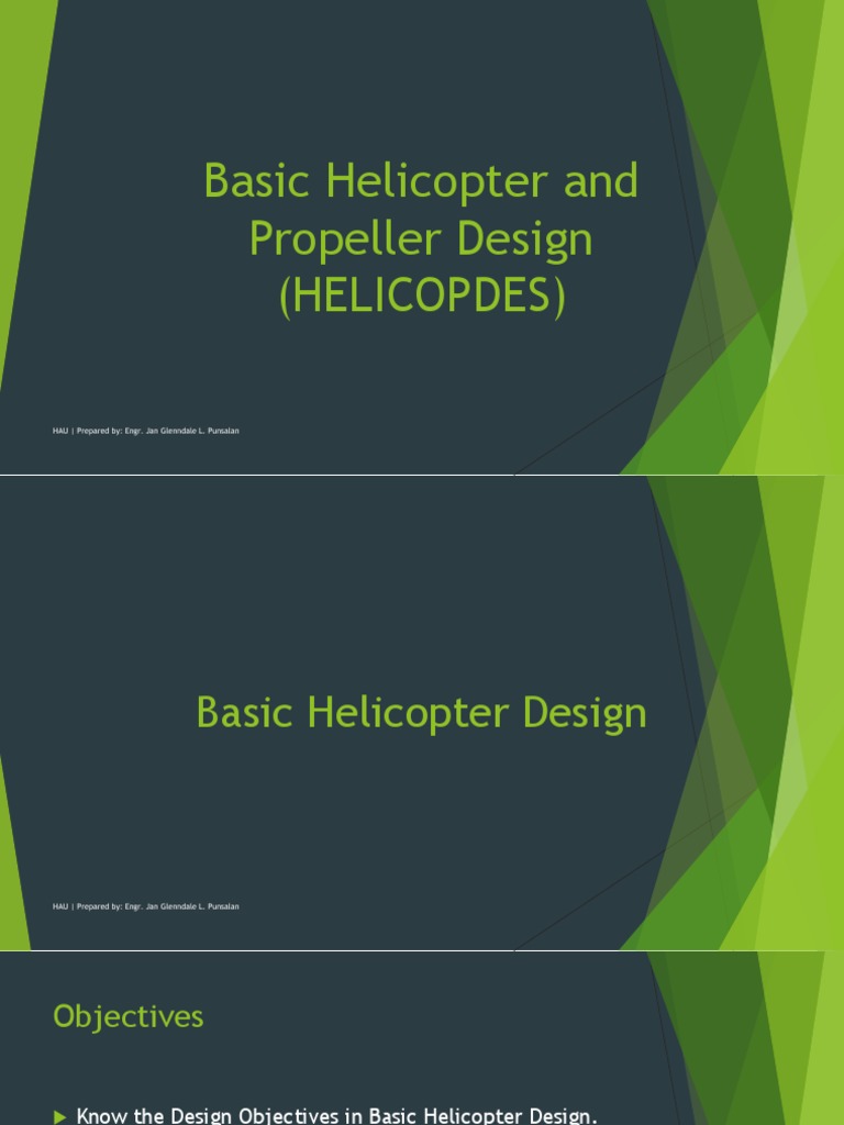 Helicopdes PPT 8 Basic Helicopter Design | PDF | Drag (Physics) | Airfoil