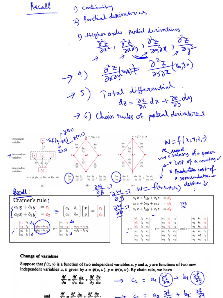 Lec 27 Jacobian, Homogeneous Functions, Euler's Theorem | PDF