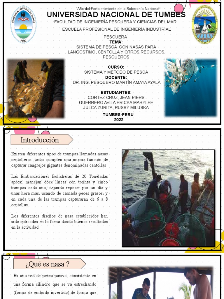 Trabajo Grupal - Sistema de Pesca Con Nasas para Langostino, Centolla y ...