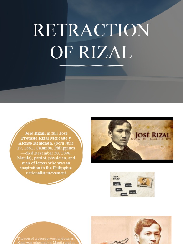 Retraction of Rizal | PDF | Philippines