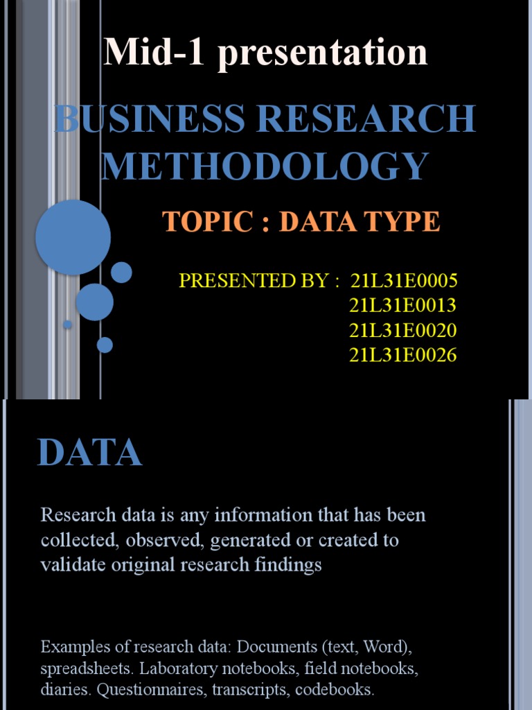 BRM PPT 1 | PDF | Data | Qualitative Research