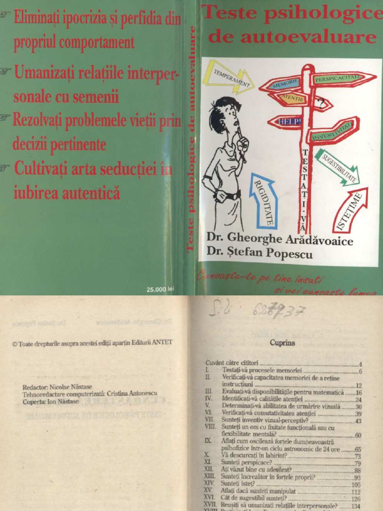 Teste Psihologice de Autoevaluare Gheorg | PDF
