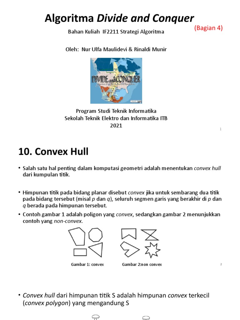 Algoritma Divide and Conquer (2021) Bagian4 | PDF