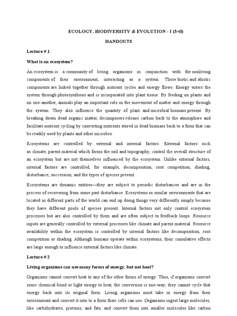 Handouts Updated | PDF | Science & Mathematics