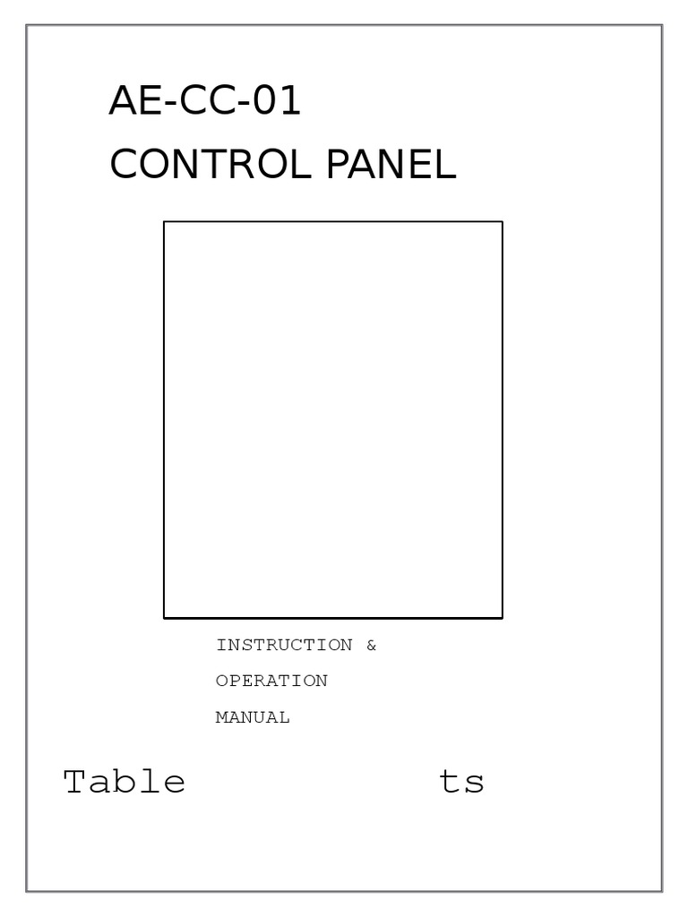 Ae Cc 01 Manual Pdf Relay Printed Circuit Board