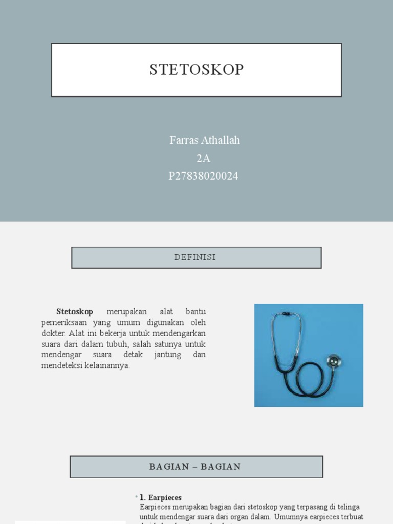 Stetoskop | PDF