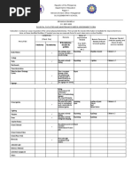 BE Form 1 PHYSICAL FACILITIES AND MAINTENANCE NEEDS ASSESSMENT FORM | PDF