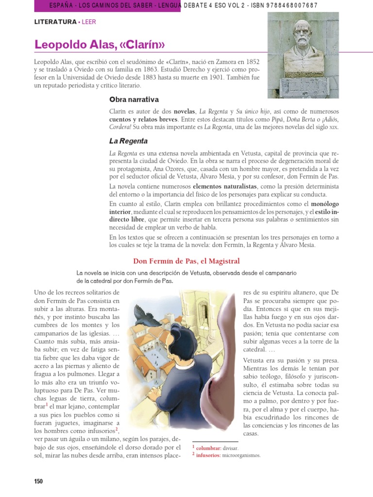 Leopoldo Alas, Clarín : Obra Narrativa | PDF