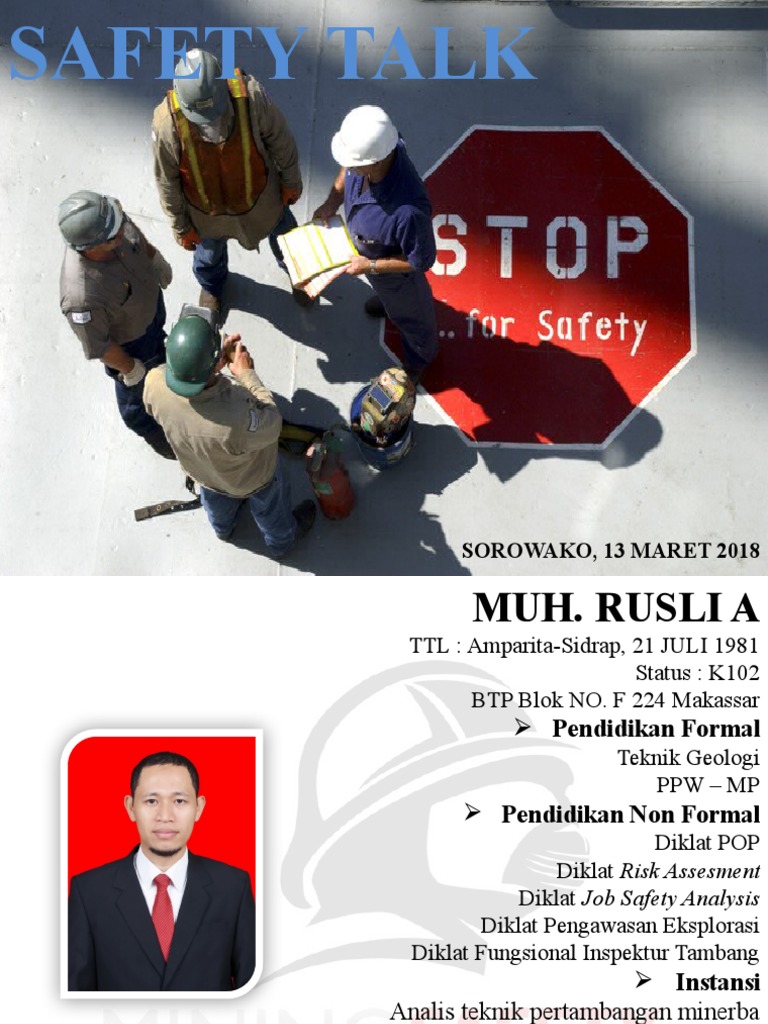Panduan Efektif Safety Talk K3 | PDF