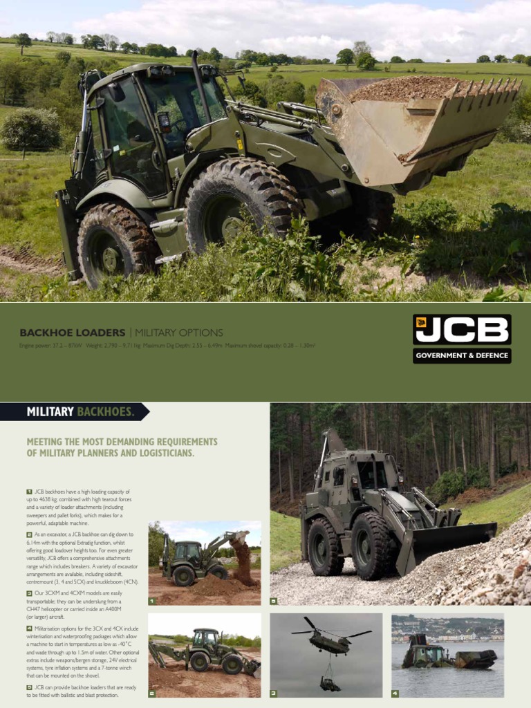 Backhoe Loaders Military | PDF