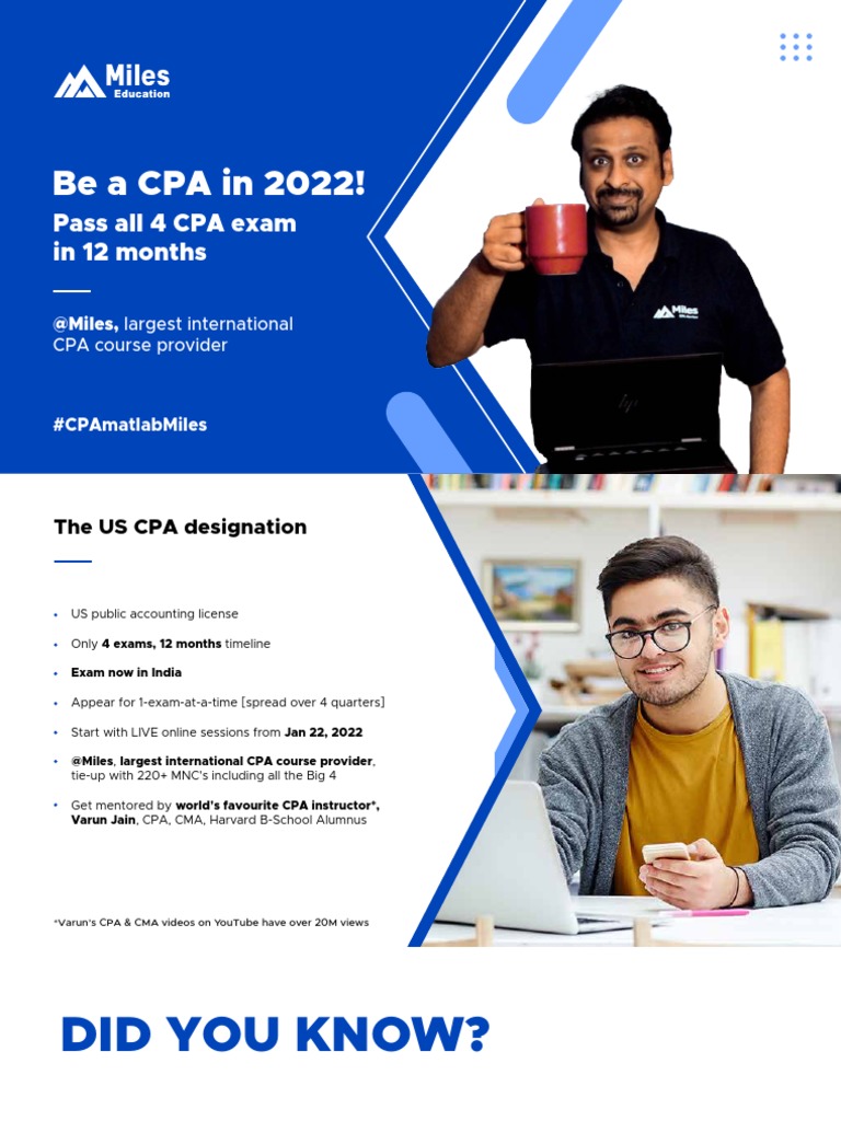 CPA Roadmap Deck | PDF | Certified Public Accountant | Accountant