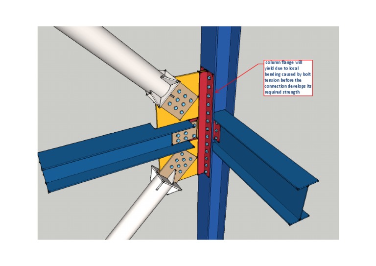 Bracing Connection Strength Analysis | PDF