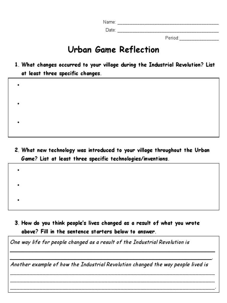 TPT Urban Game Reflection | PDF | Science