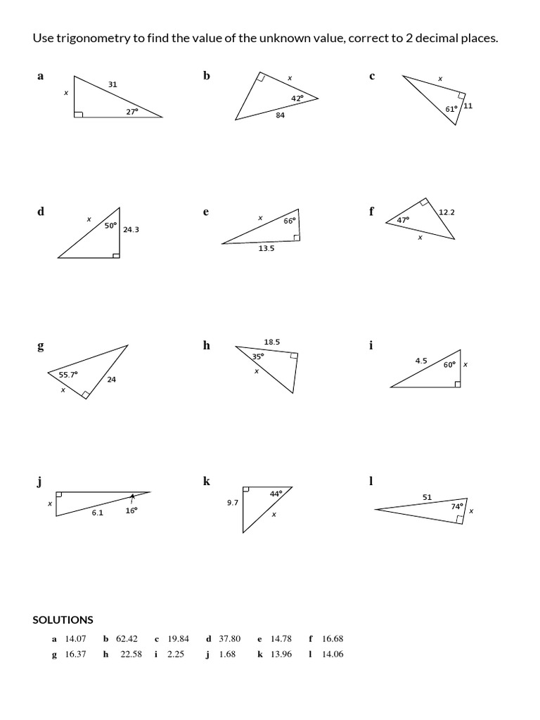 use-trigonometry-to-find-the-value-of-the-unknown-value-correct-to-2