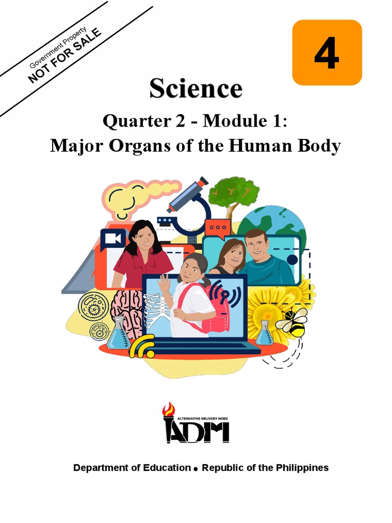 Science4 - Q2 - Mod1 - Major Organs of The Human Body - Version3 | PDF | Human Digestive System ...