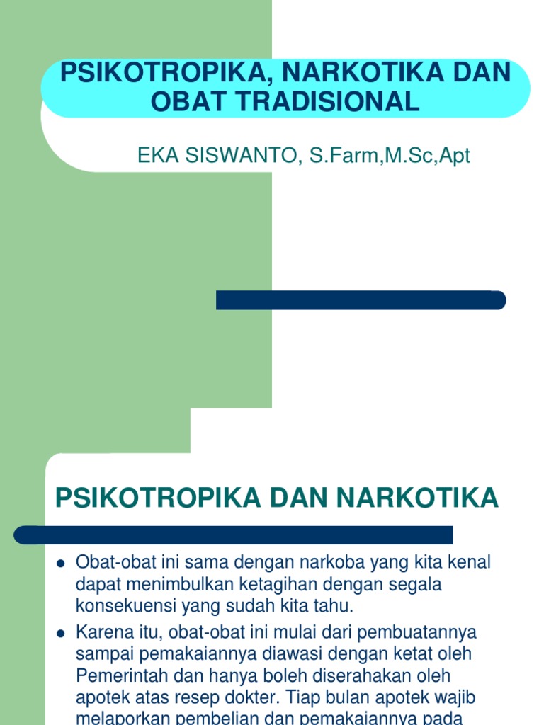 Obat Napza Dan OT | PDF