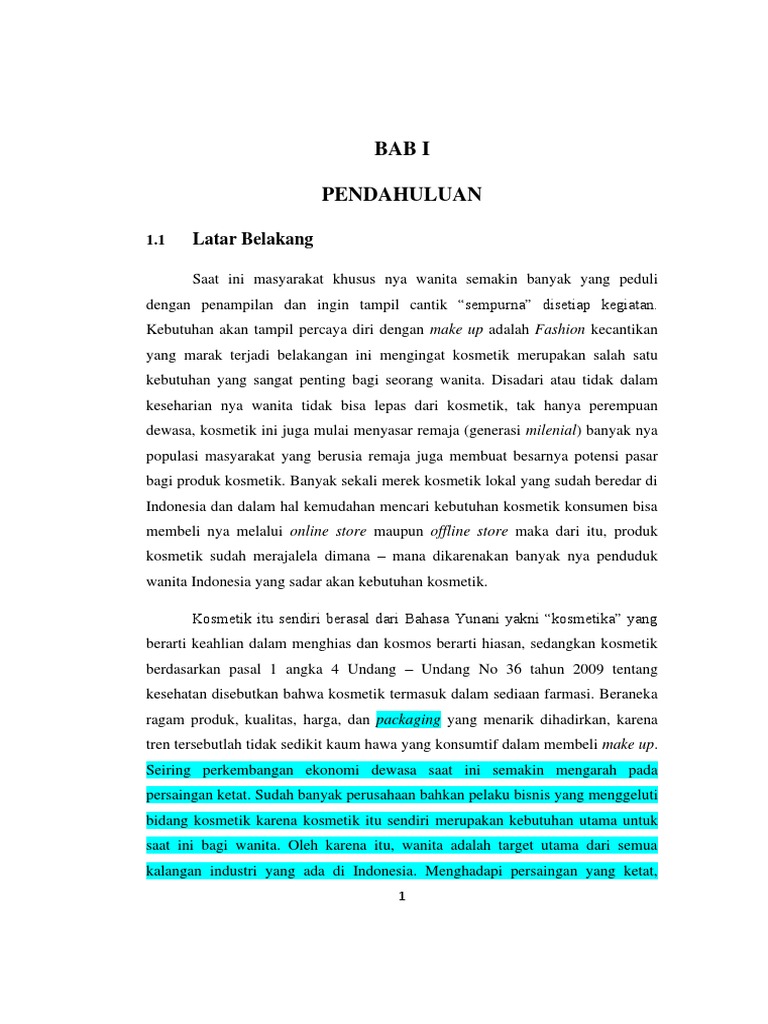 Bab 1 Dan 2 New. (Fixs) | PDF