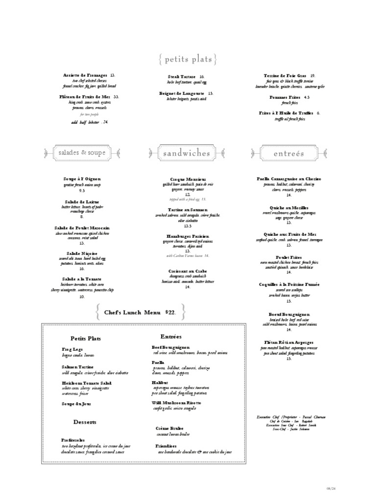 Lunch Menu | PDF