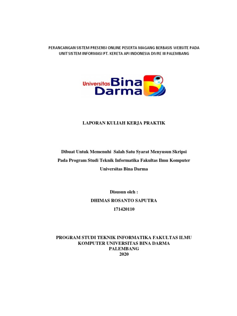 Laporan KKP Dhimas Rosanto Saputra (1) 2 - 2 | PDF